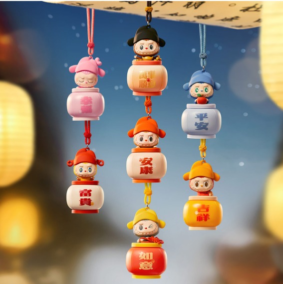 THE labubu Let's Have Fun Together Series-Night Light Blind Box Whole ...