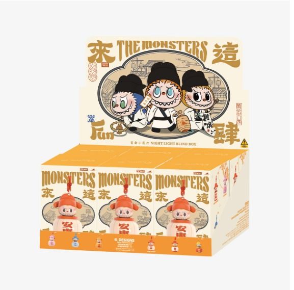 THE labubu Let's Have Fun Together Series-Night Light Blind Box Whole ...