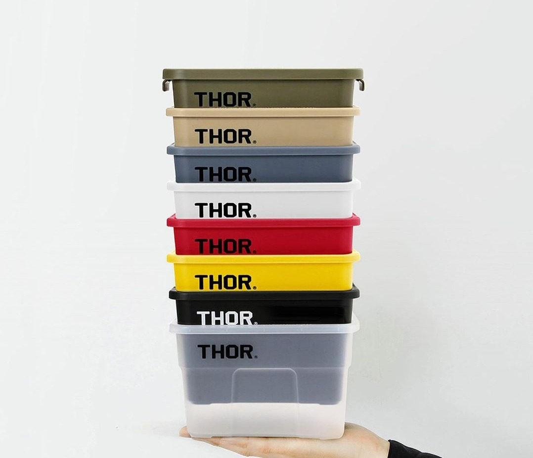 THOR Stackable Storage Box with Lids (1L Mini), Furniture & Home Living ...