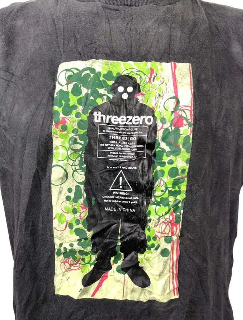 Vintage 00s Threezero Action Figure Hong Kong Toys Brand Shirt Kaws ...