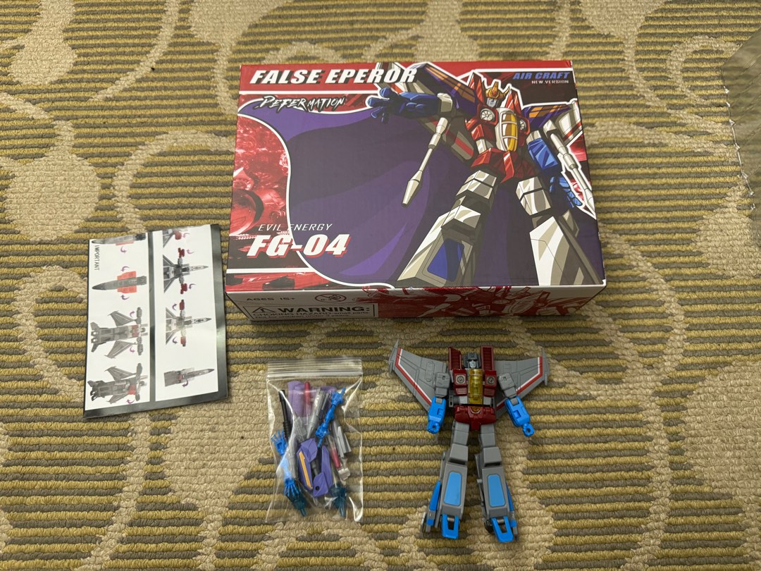 Transformers Legends Scale Starscream Defermation False Eperor FG-04 ...