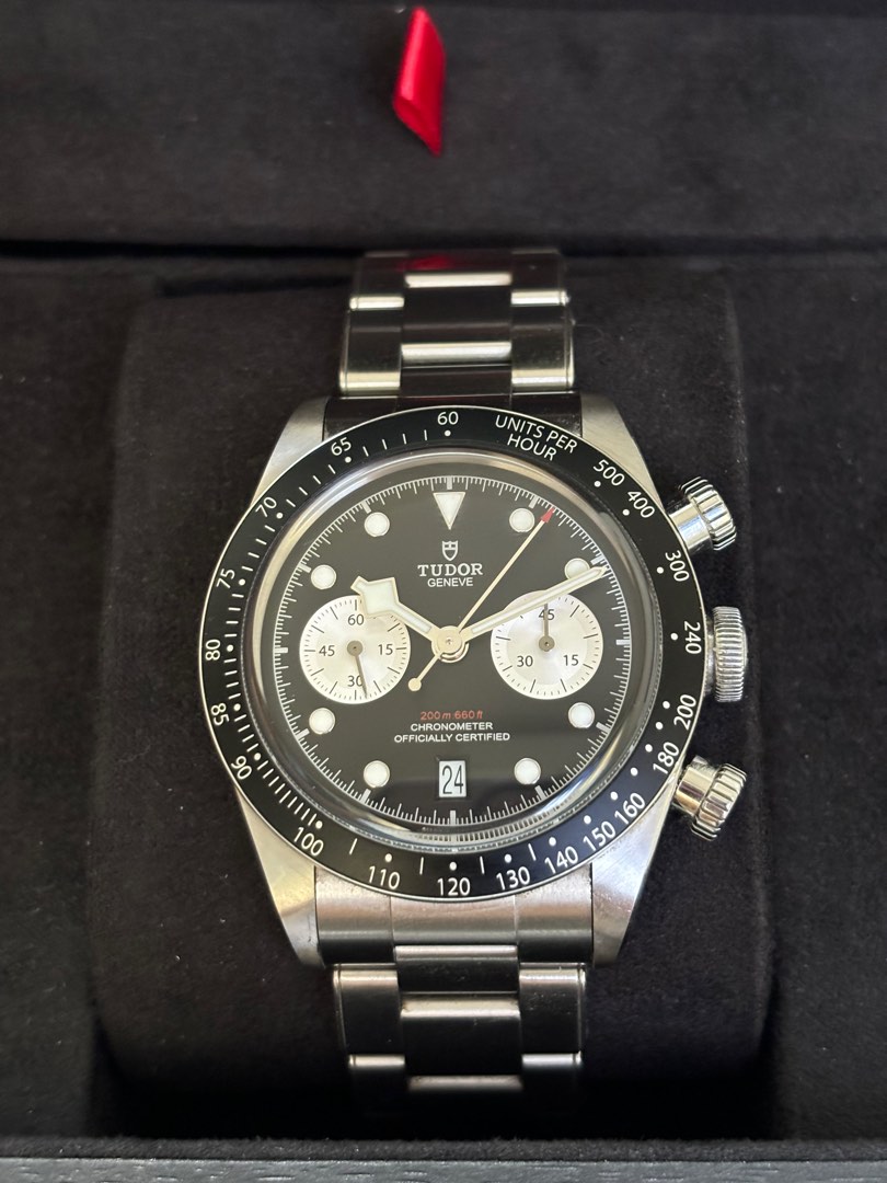 Tudor Black Bay Chrono reverse panda, Luxury, Watches on Carousell