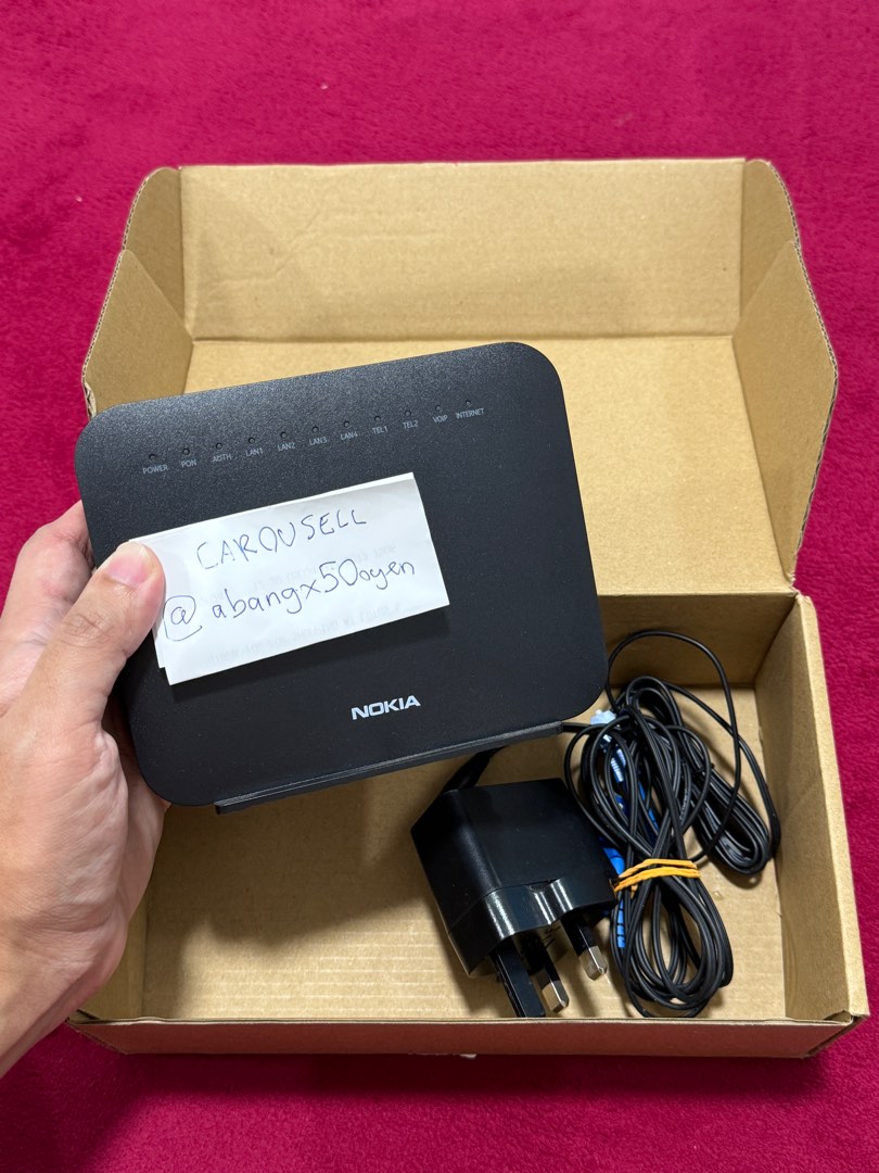 Unifi Router ONU Nokia G-240G-E, Computers & Tech, Parts & Accessories ...