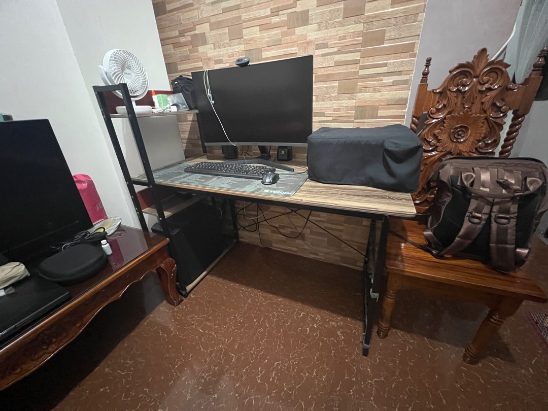 USED COMPUTER TABLE AND CHAIR, Furniture & Home Living, Office ...