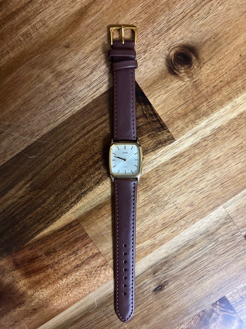 Vintage ALBA tank watch mens unisex, Men's Fashion, Watches ...