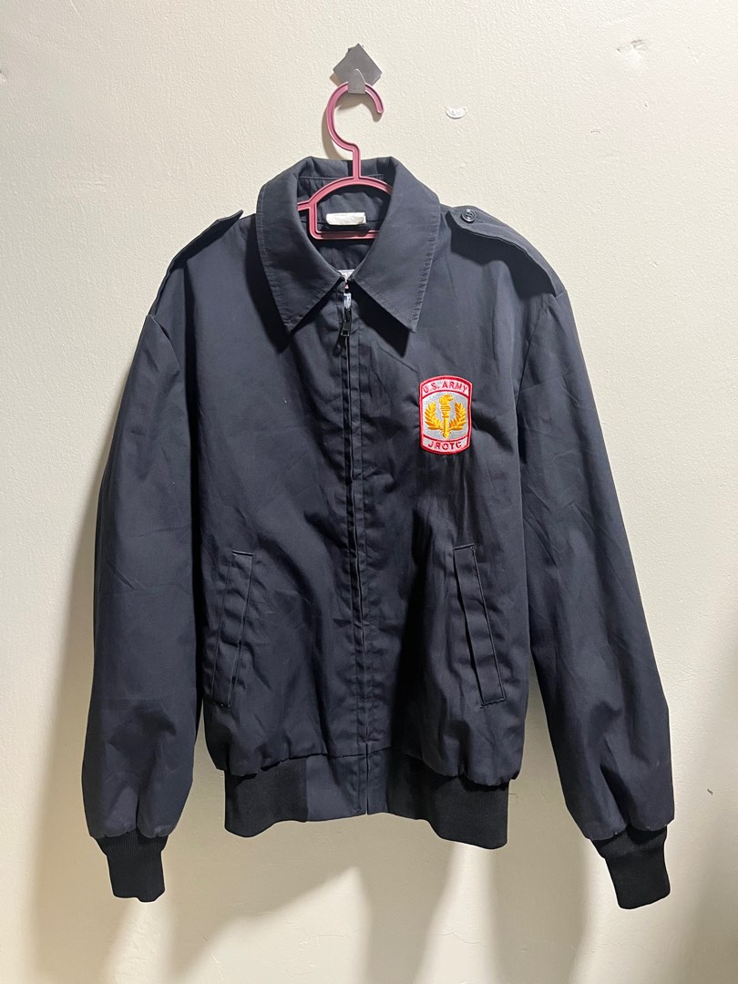 Vintage US army JROTC bomber jacket, Men's Fashion, Coats, Jackets and ...