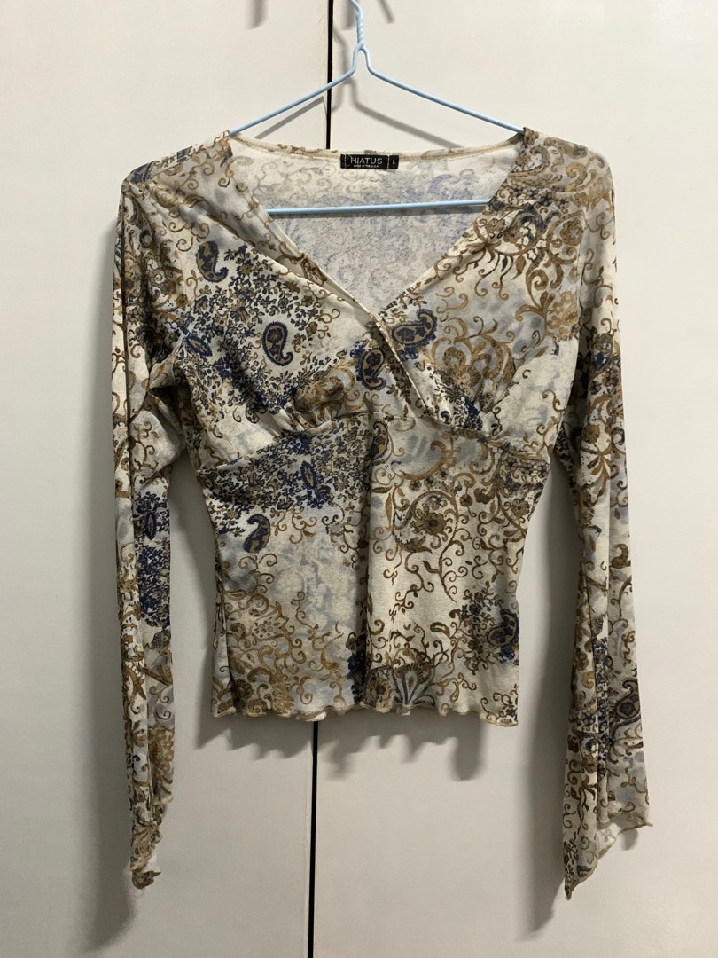 Vintage Y2k Mesh Top|Helping tags:Y2k,Vintage,Mesh Top,Vivienne Tam ...