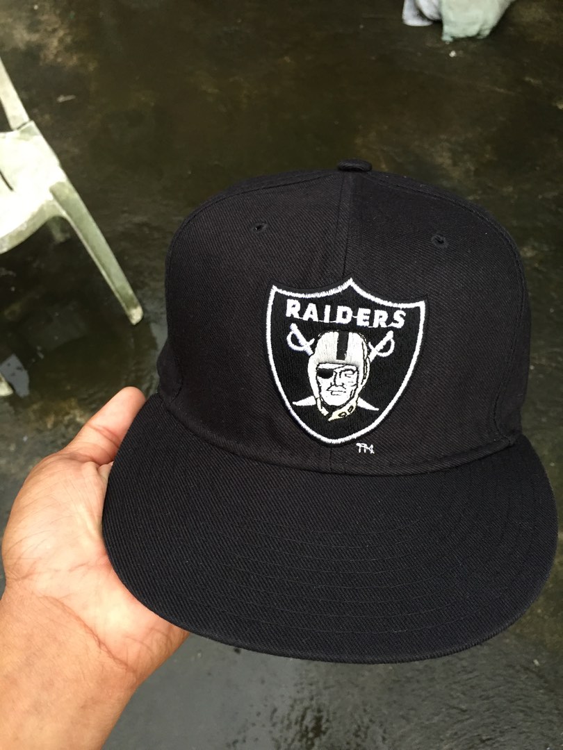 VTG RAIDERS OG LOGO BY NEW ERA PRO MODEL PAPER TAG FITTED HAT, Men's ...