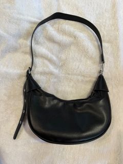 Gold-coloured handcarry shoulder hobo tote bag not leather, Women's ...