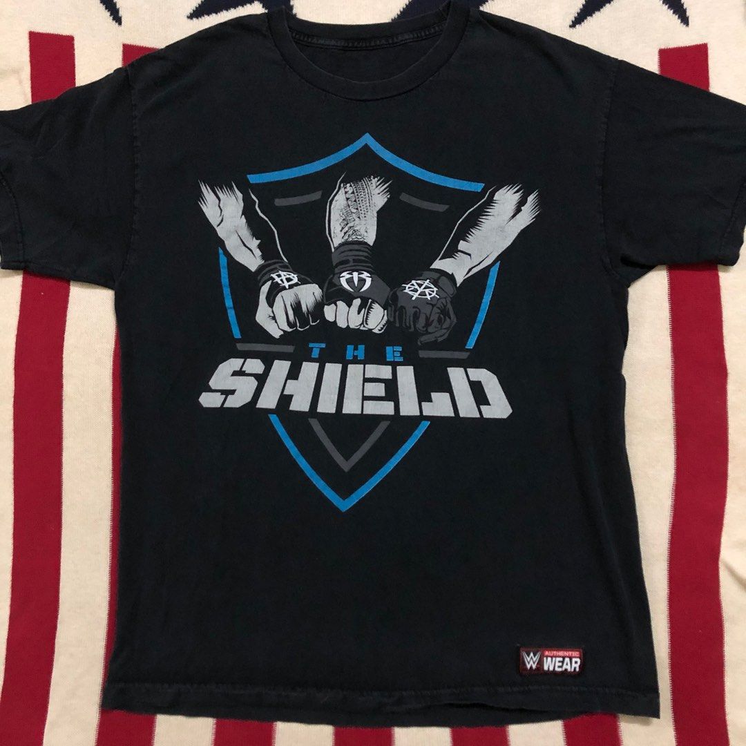 WWE The Shield Wrestling WWF T shirt, Men's Fashion, Tops & Sets ...