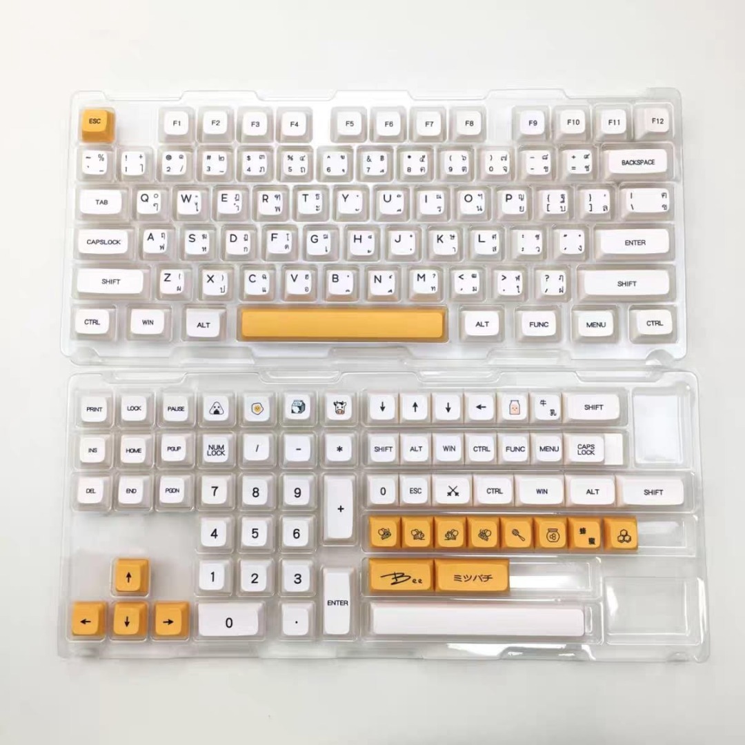 140 key XDA profile Bee Keycaps (Thai), Computers & Tech, Parts ...