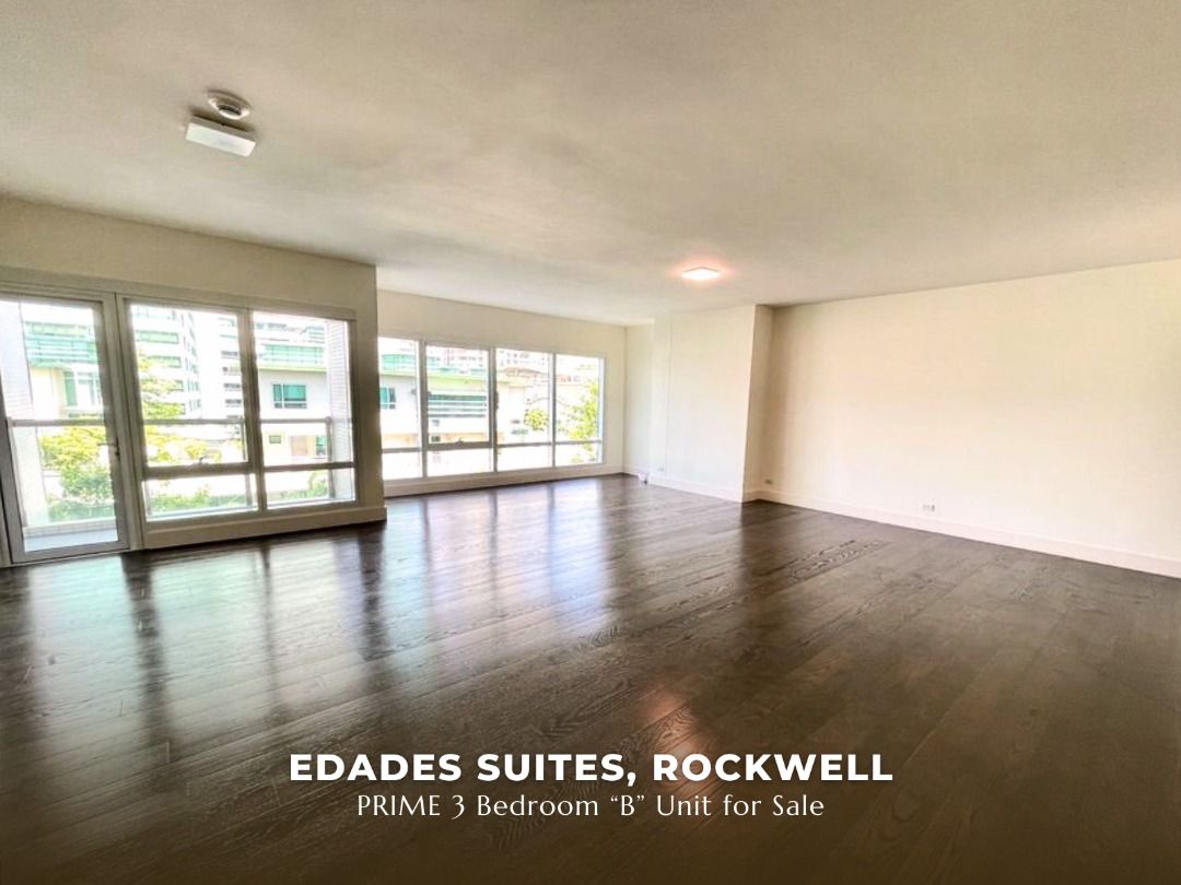 3BR Edades Suites Rockwell Makati – "B" Unit facing Amenities, Property ...