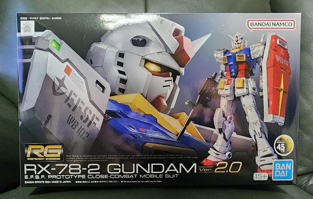 全新 行 現貨 RG RX-78-2 Gundam 高達 模型 Ver 2.0 Freedom 自由高達 HG MG MGSD MGEX ...