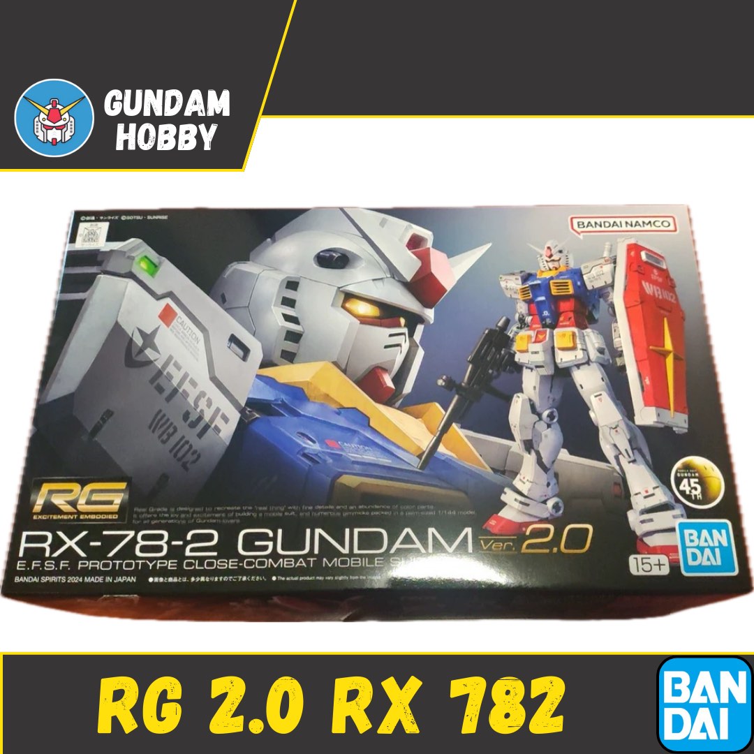 RG 1/144 RX 782 RX-78-2 Ver 2.0 ( RG 2.0 ) E.F.S.F Prototype Close ...