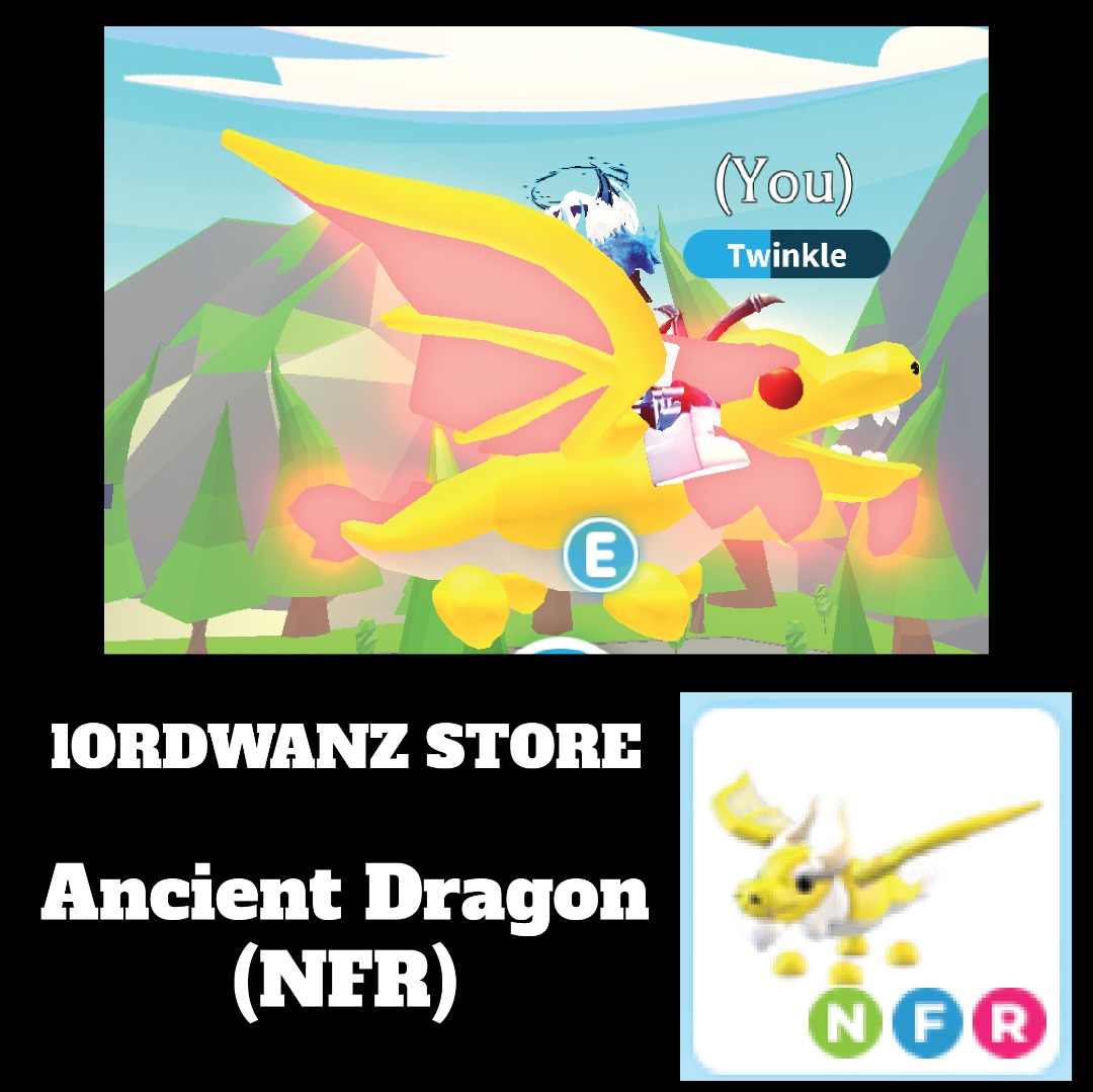 Ancient Dragon NFR Adopt Me, Video Gaming, Gaming Accessories, In-Game ...