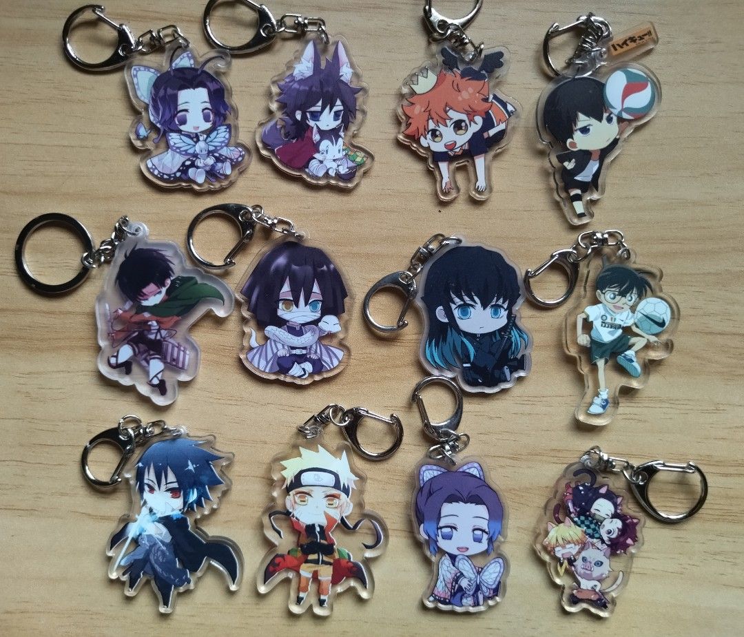 Anime Keychains, Hobbies & Toys, Toys & Games on Carousell