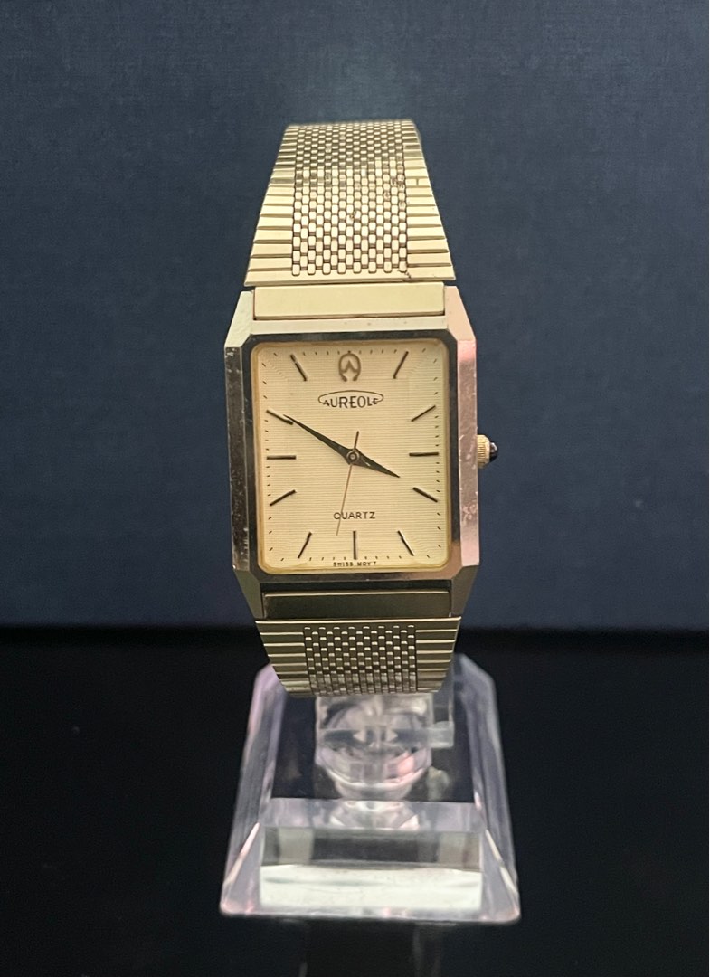 Aureole Tank Watch, Men's Fashion, Watches & Accessories, Watches on ...