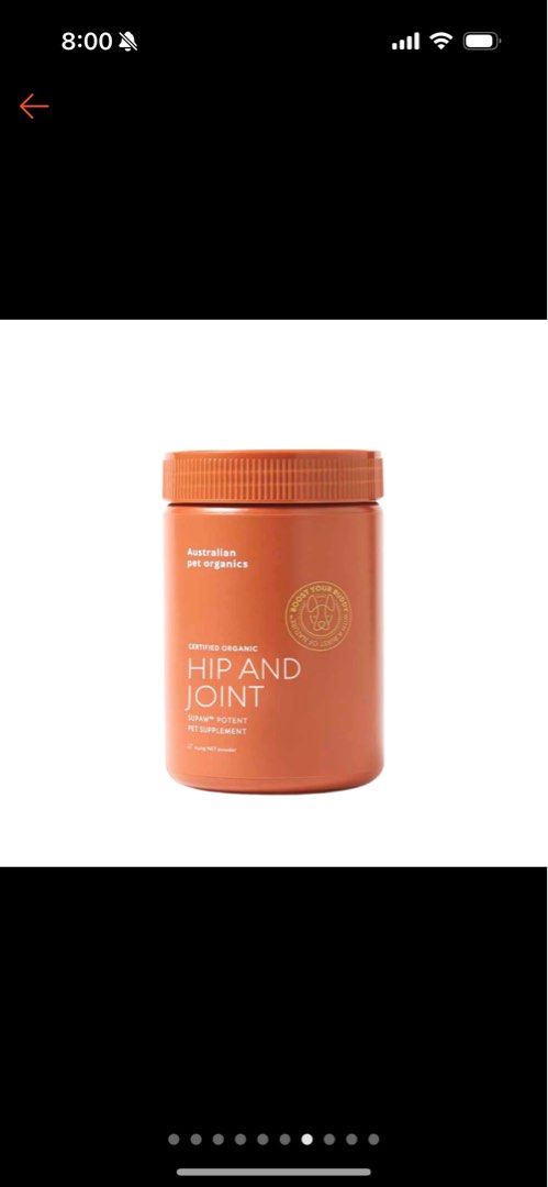Australia Pet Organics Supplement Hip & Joint, Pet Supplies, Pet Food ...