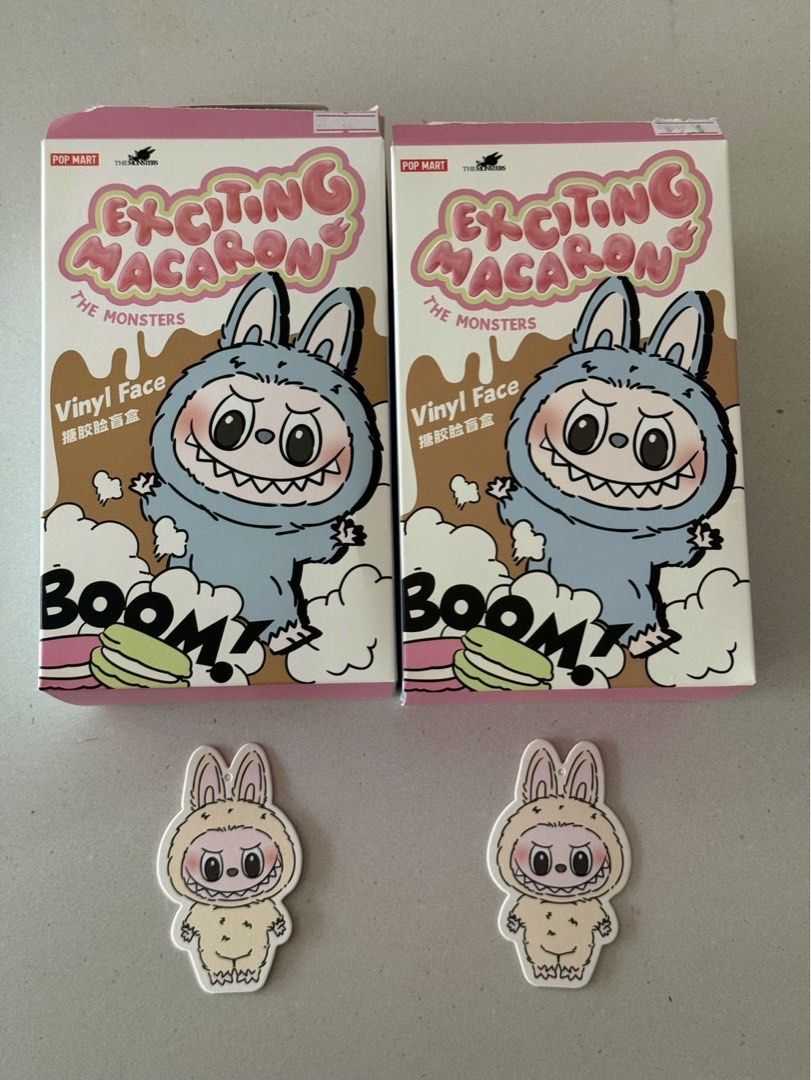 BNIF Labubu Exciting Macaron The Monsters Soy Milk, Hobbies & Toys ...