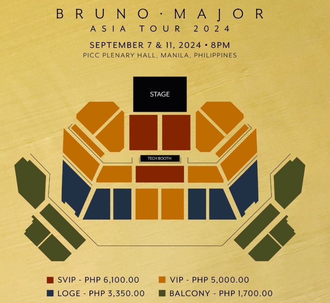 Bruno Major Live in Manila, Tickets & Vouchers, Event Tickets on Carousell