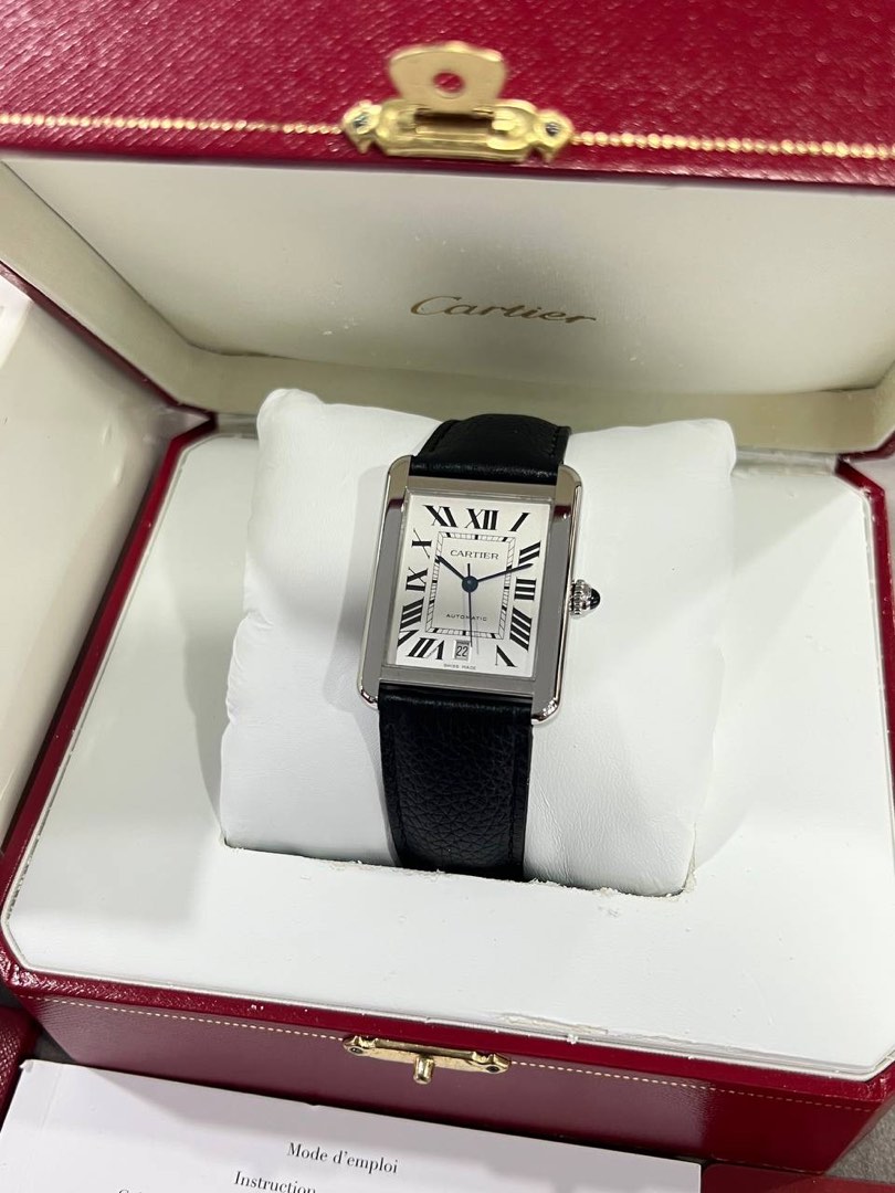 CARTIER TANK XL SWISS MADE AUTOMATIC WSTA0029, Luxury, Watches on Carousell