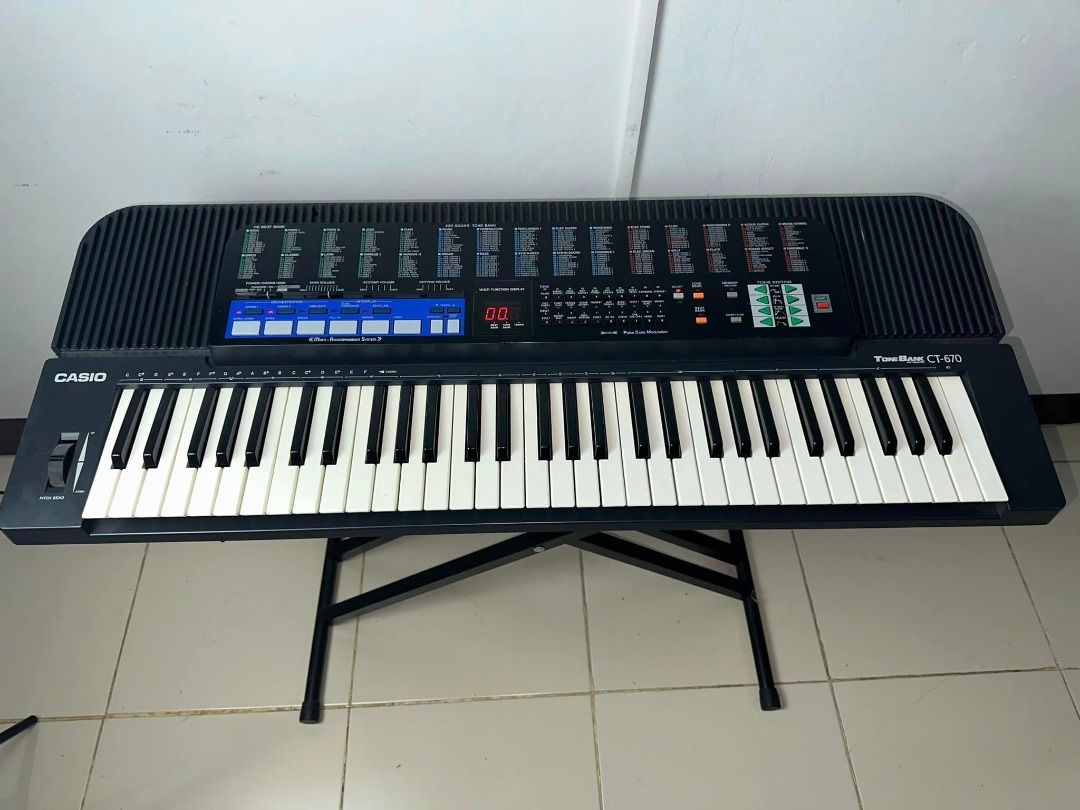 Casio CT-670 Piano Keyboard Organ 61 Keys English Labels Perfect for ...