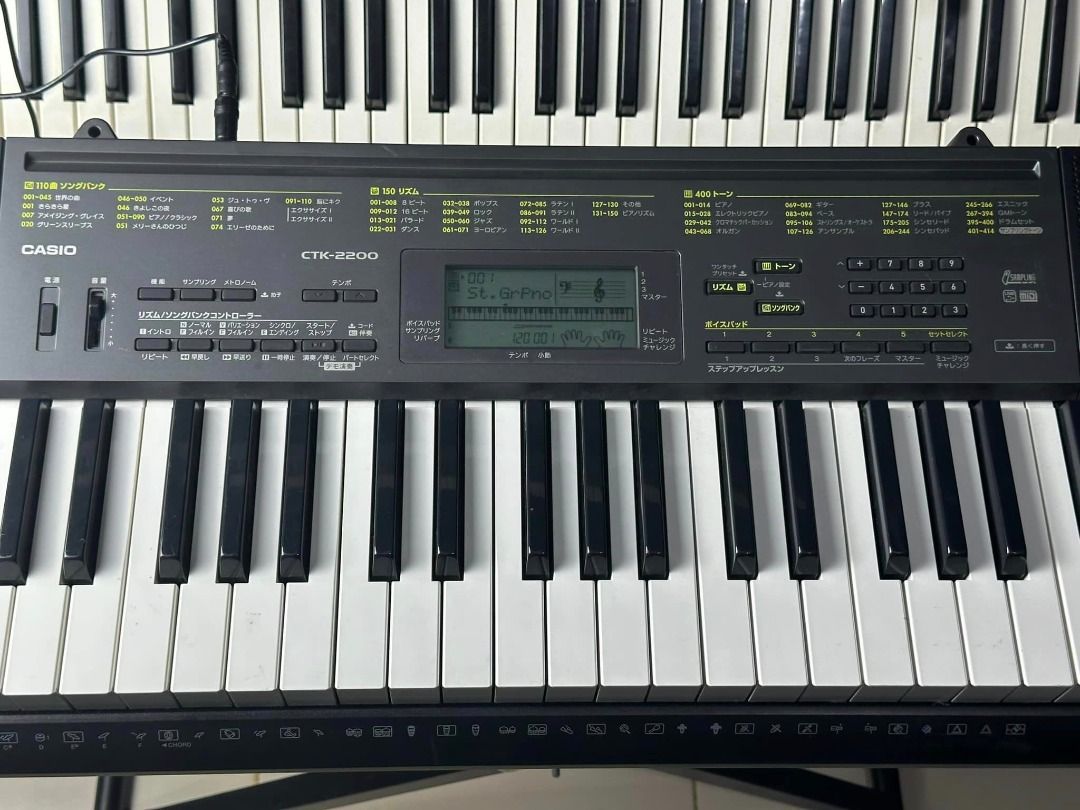 Casio CTK-2200 Piano Keyboard Organ 61 Semi Weighted Keys, Hobbies ...