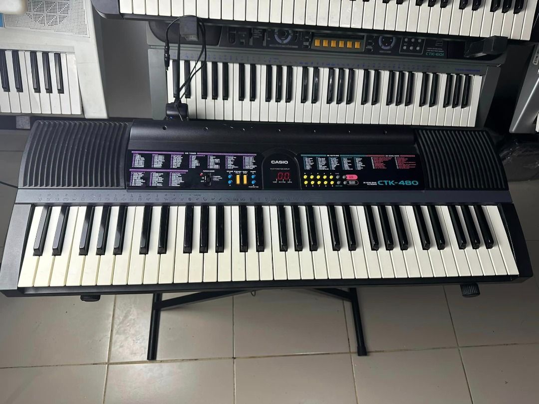 Casio CTK-480 Piano Keyboard Organ 61 Keys, Hobbies & Toys, Music ...