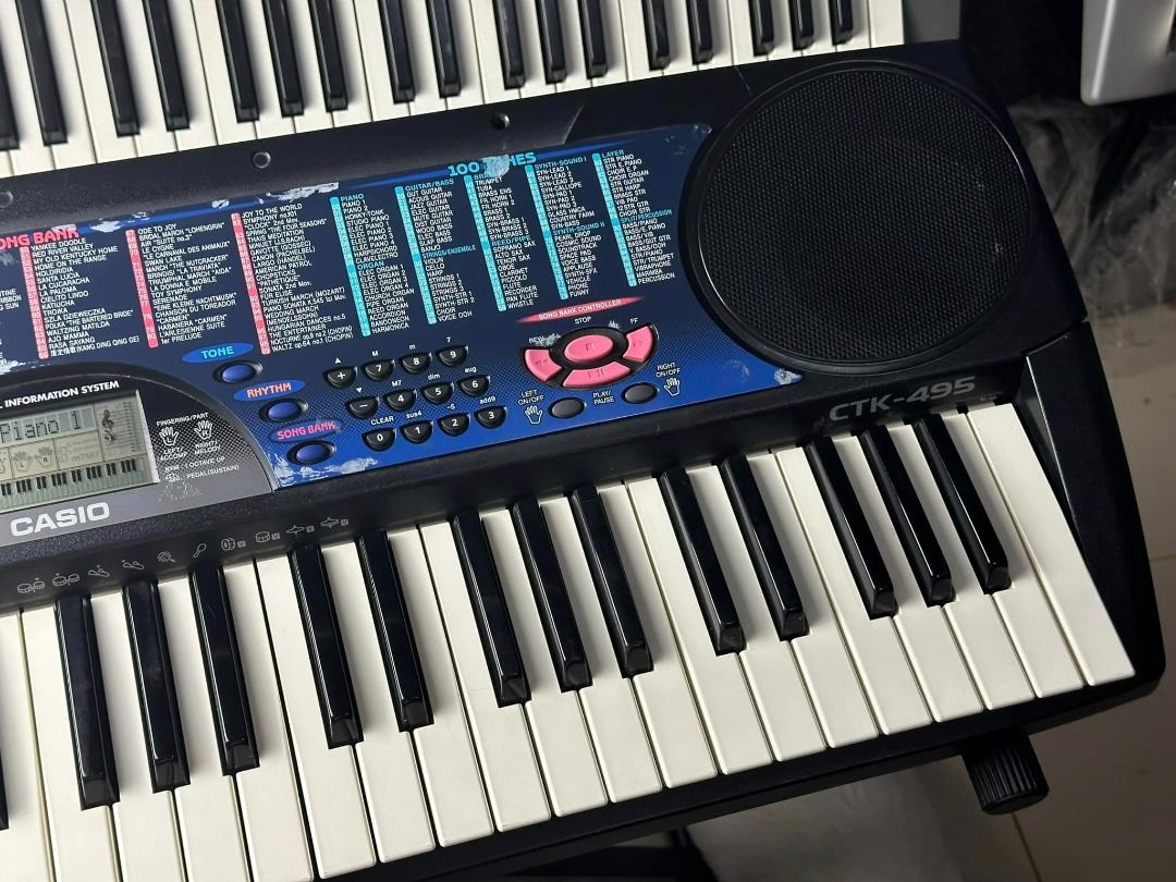 Casio CTK-495 Piano Keyboard Organ 61 Keys Perfect for Beginners ...