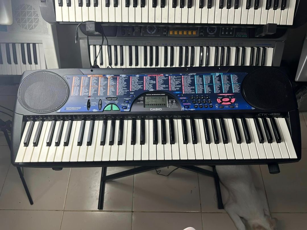 Casio CTK-495 Piano Keyboard Organ 61 Keys Perfect for Beginners ...