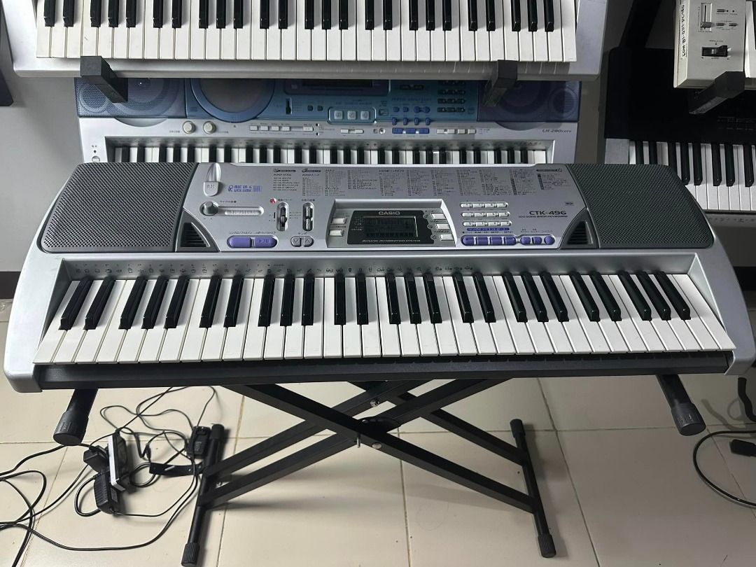 Casio CTK-496 61 Keys Electronic Piano Keyboard Organ Church Band ...