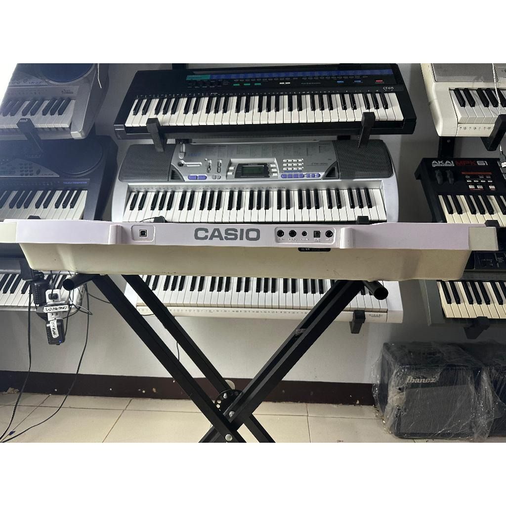 Casio LK-107 Piano Keyboard 61 Keys Touch Response Semi Weighted ...