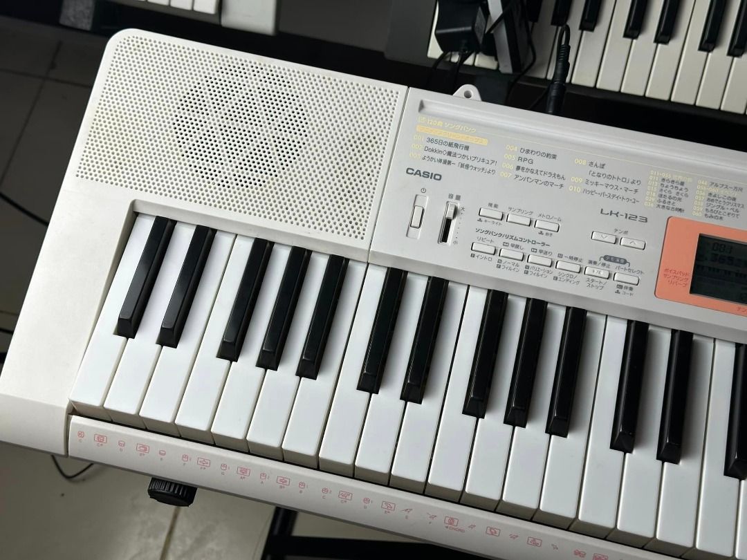 Casio LK-123 Keyboard Piano Organ 61 Keys Touch Response Semi Weighted, Hobbies & Toys, Music ...