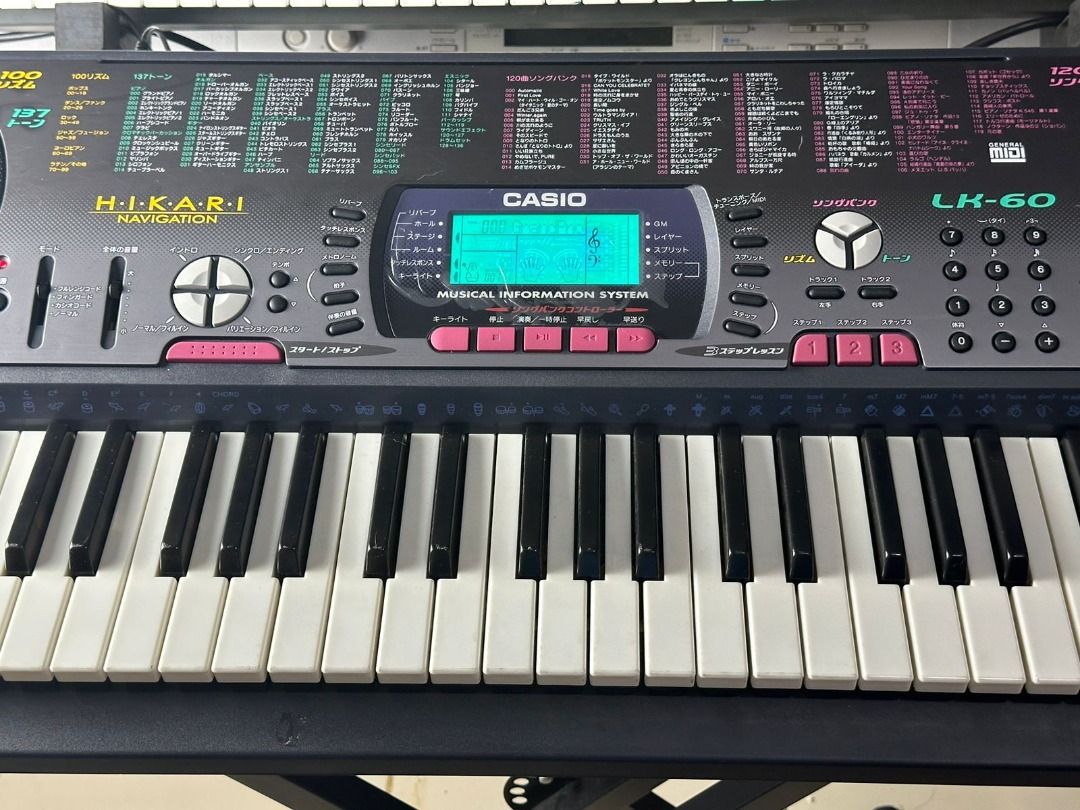 Casio LK-60 Piano Keyboard Organ 61 Keys Touch Response Perfect for ...