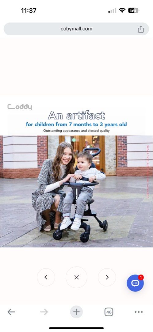 *COBY HAUS MAGIC STROLLER* Klang Valley Pick Up Only, Babies & Kids ...