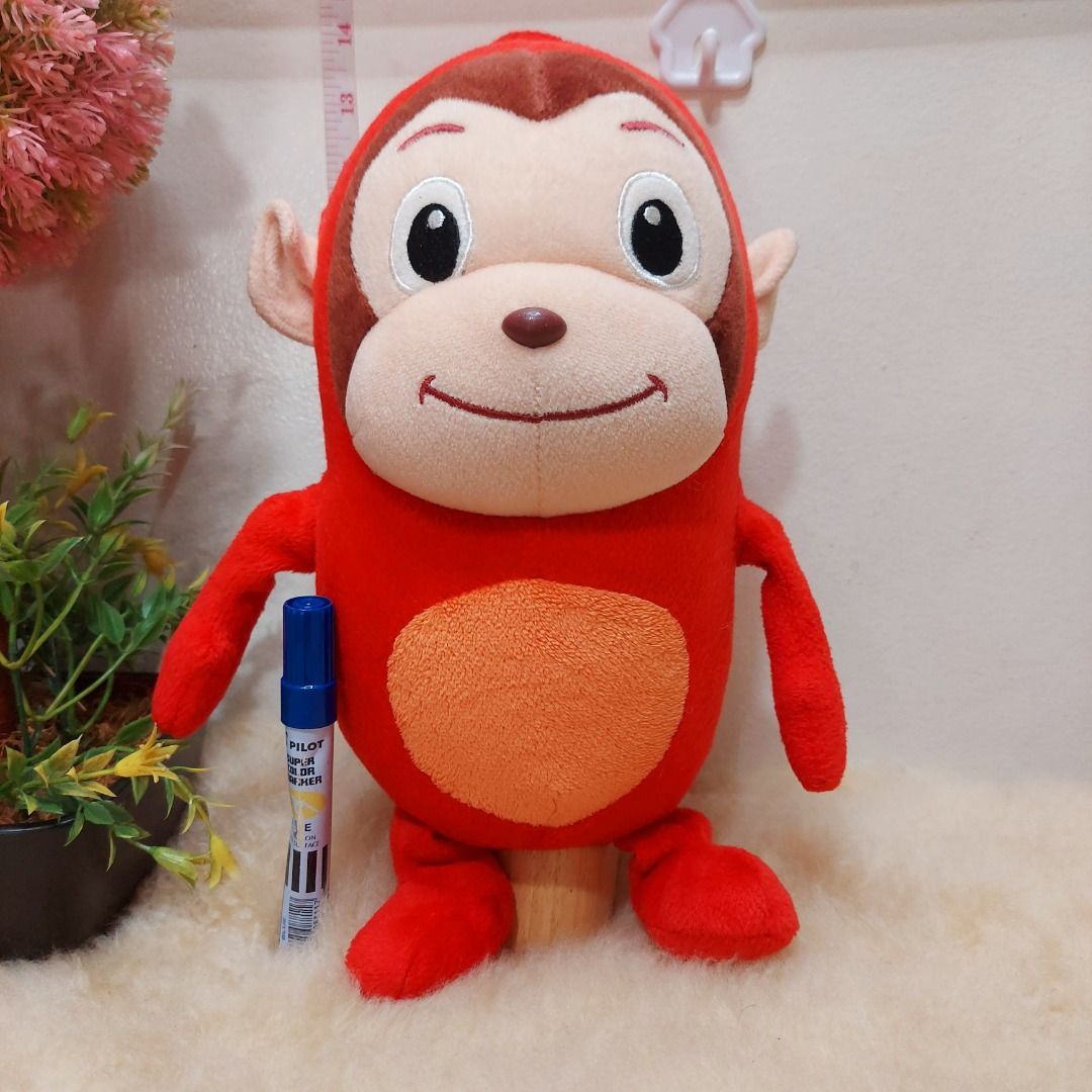 COCOMONG RED MONKEY [35 CM] STUFF TOY, Hobbies & Toys, Toys & Games on ...
