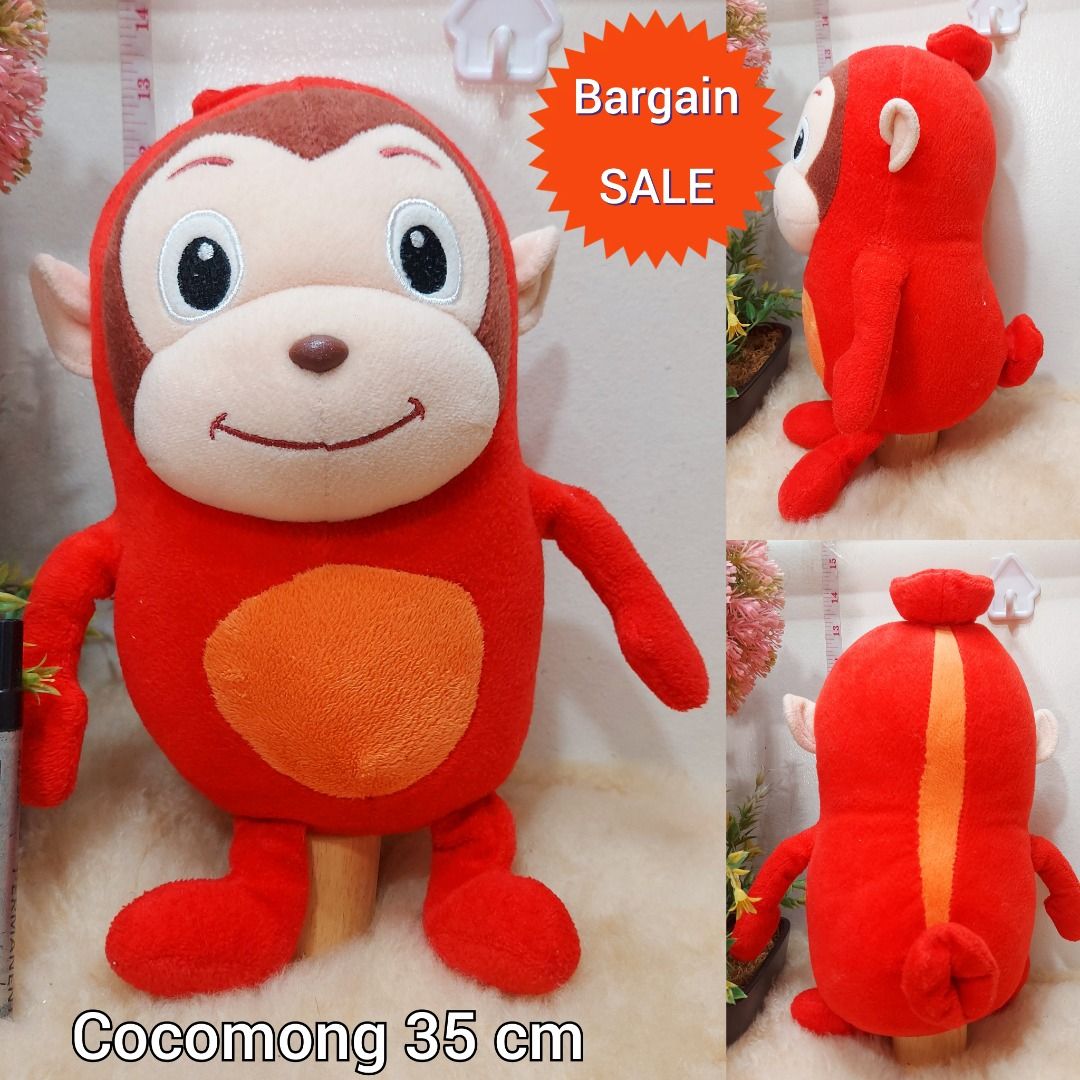 COCOMONG RED MONKEY [35 CM] STUFF TOY, Hobbies & Toys, Toys & Games on ...