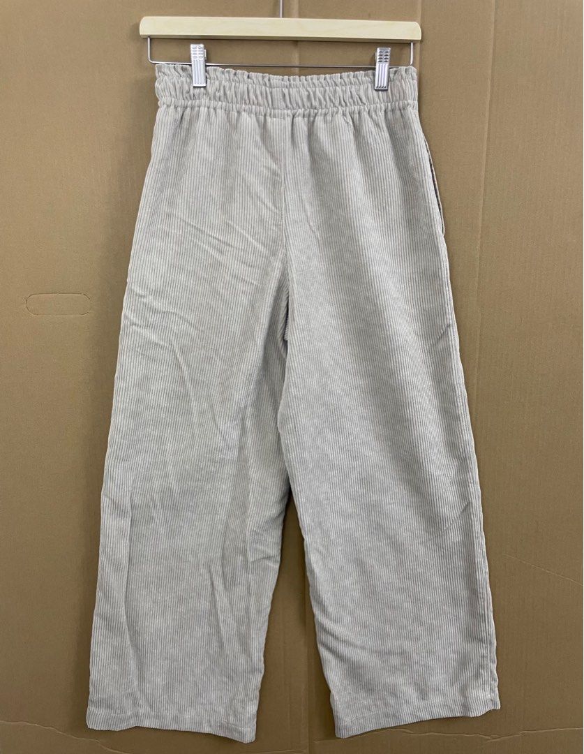 Corduroy Pallazo, Women's Fashion, Bottoms, Other Bottoms on Carousell