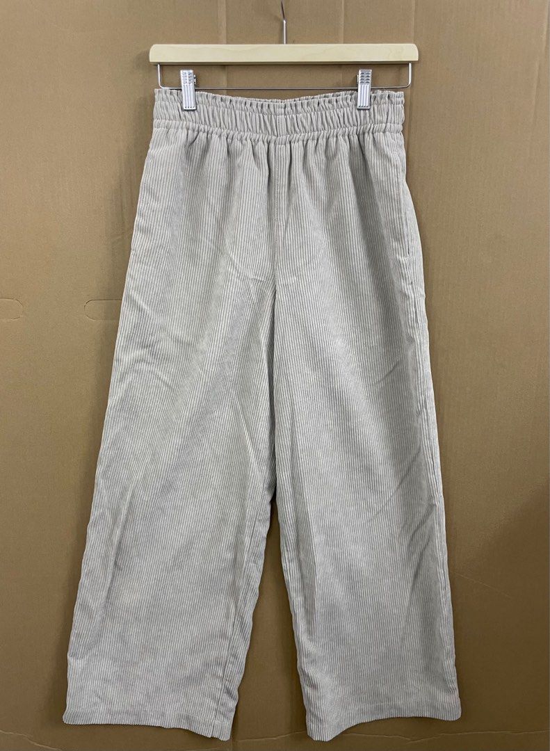 Corduroy Pallazo, Women's Fashion, Bottoms, Other Bottoms on Carousell