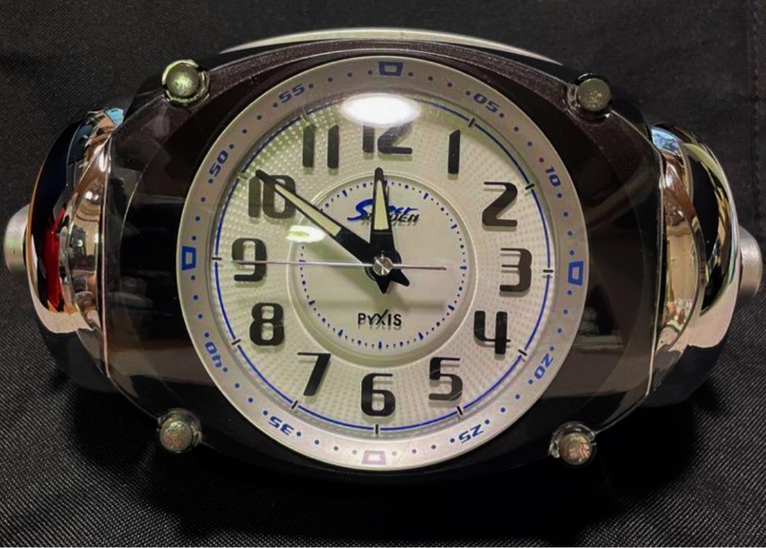 Crazy Super Loud Bell Alarm Clock Black QHK043K., Furniture & Home ...