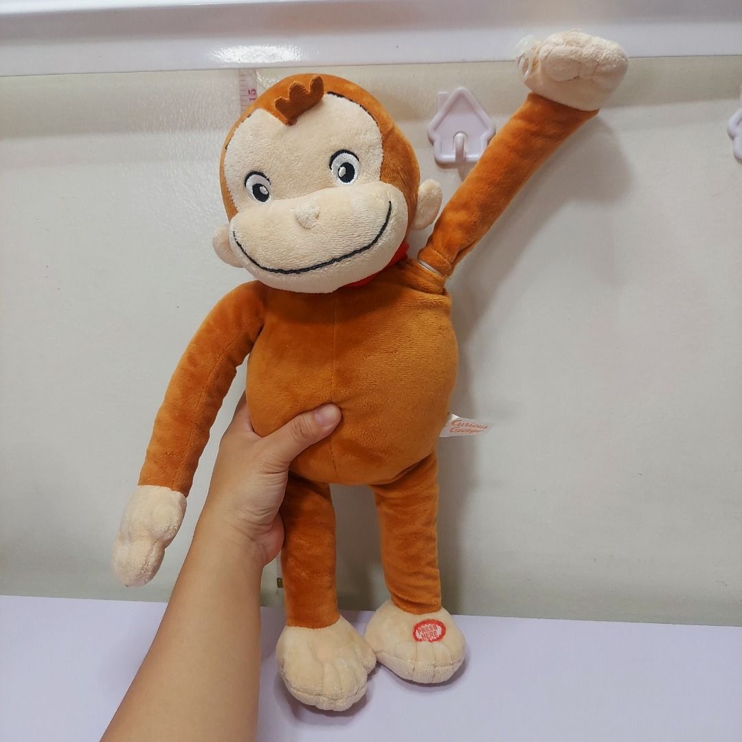 CURIOUS GEORGE MONKEY BATTERY OPERATED STUFFED TOY, Hobbies & Toys ...