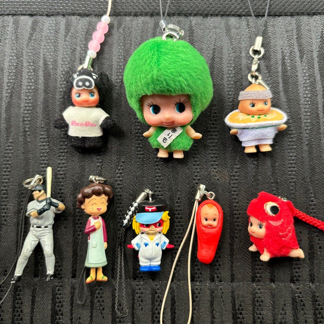 cute kewpie keychain phone strap, Hobbies & Toys, Collectibles ...