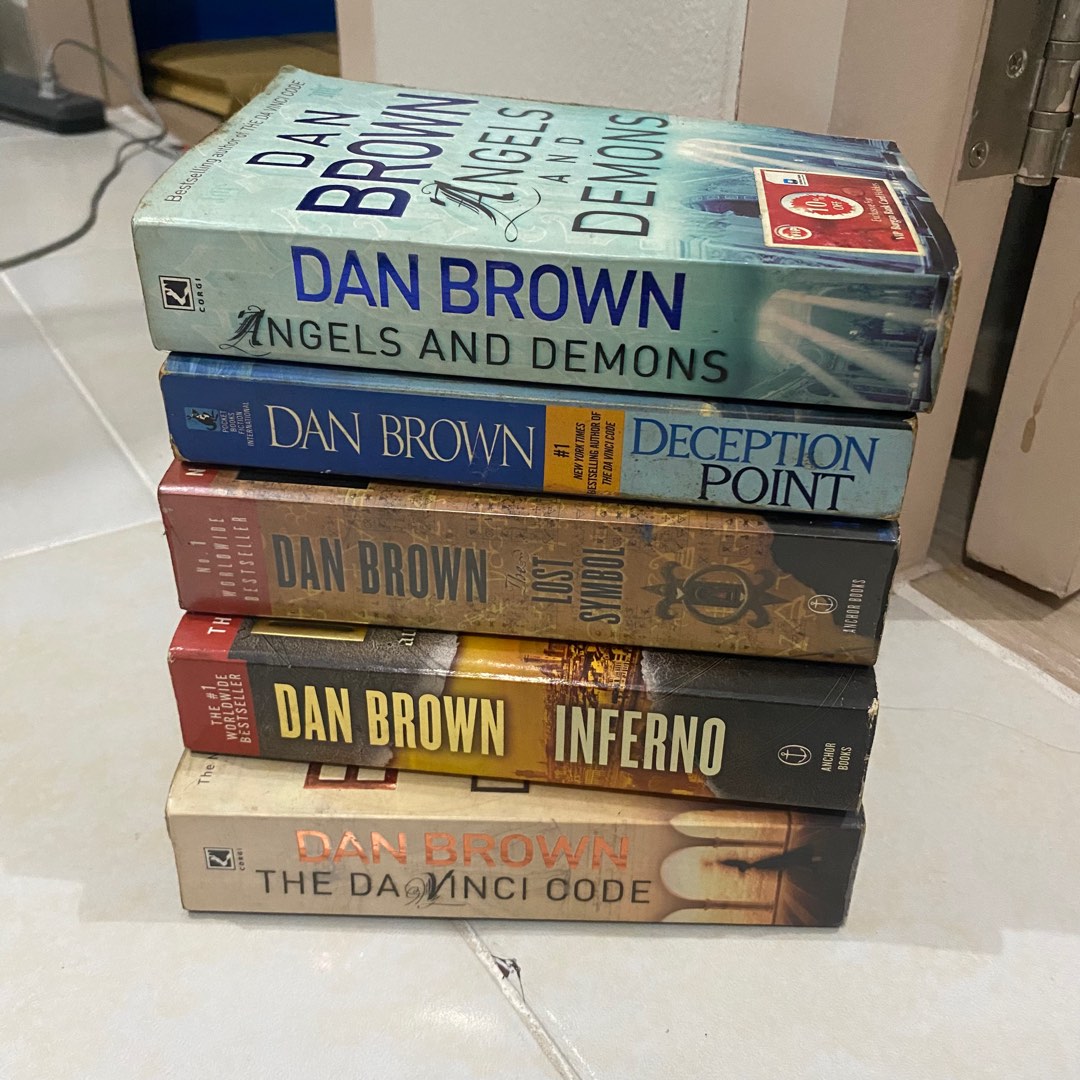 Dan Brown Series Books - Preloved Books, Hobbies & Toys, Books ...