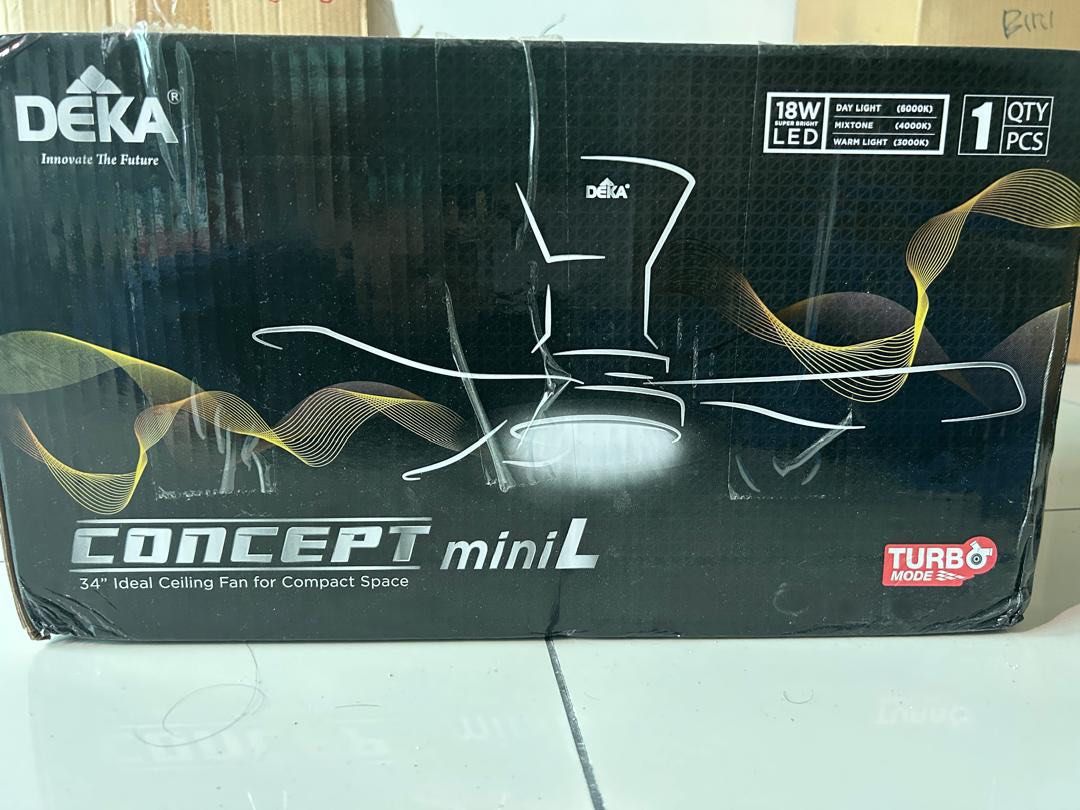 DEKA Celing Mini Fan, Furniture & Home Living, Lighting & Fans, Fans on ...