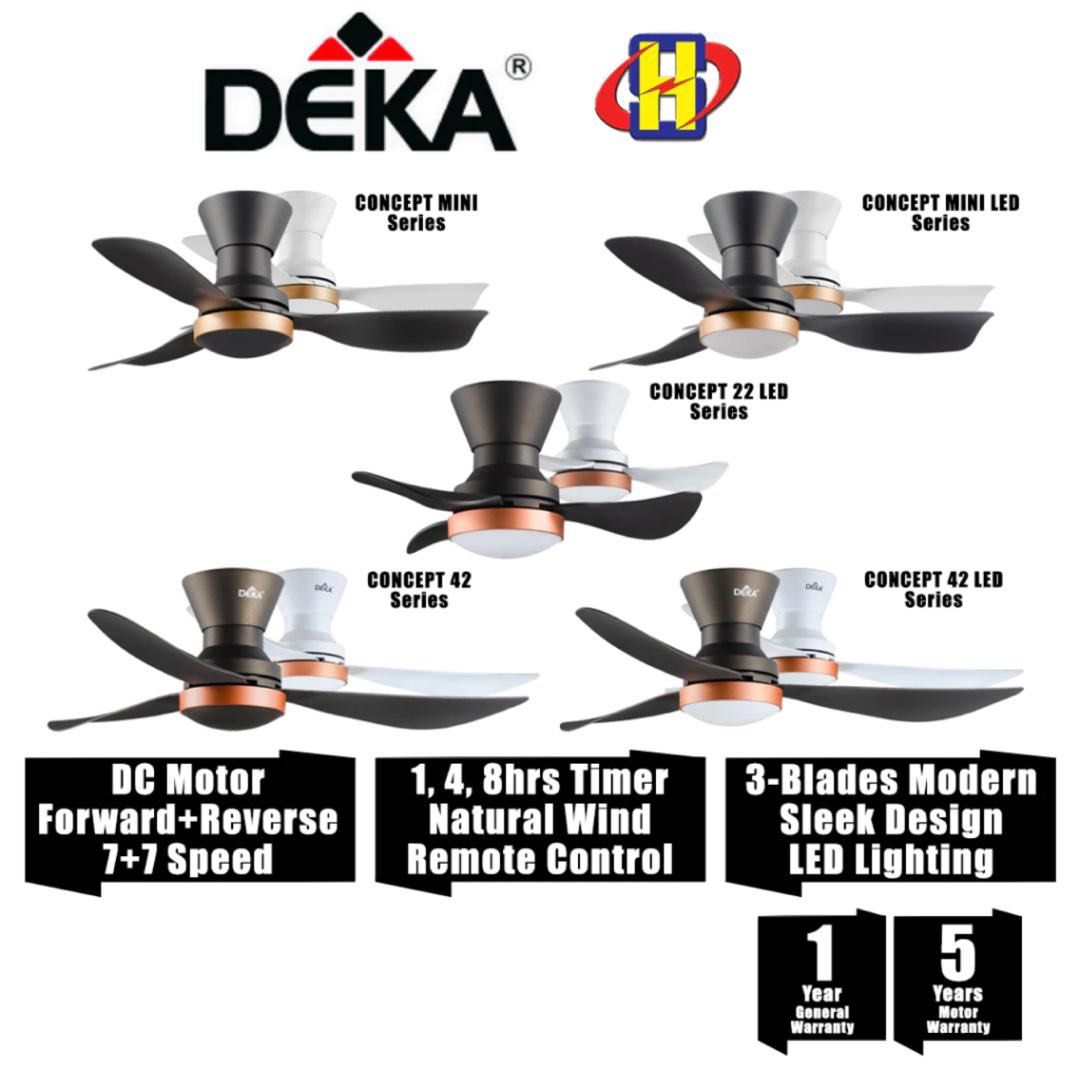 DEKA Celing Mini Fan, Furniture & Home Living, Lighting & Fans, Fans on ...
