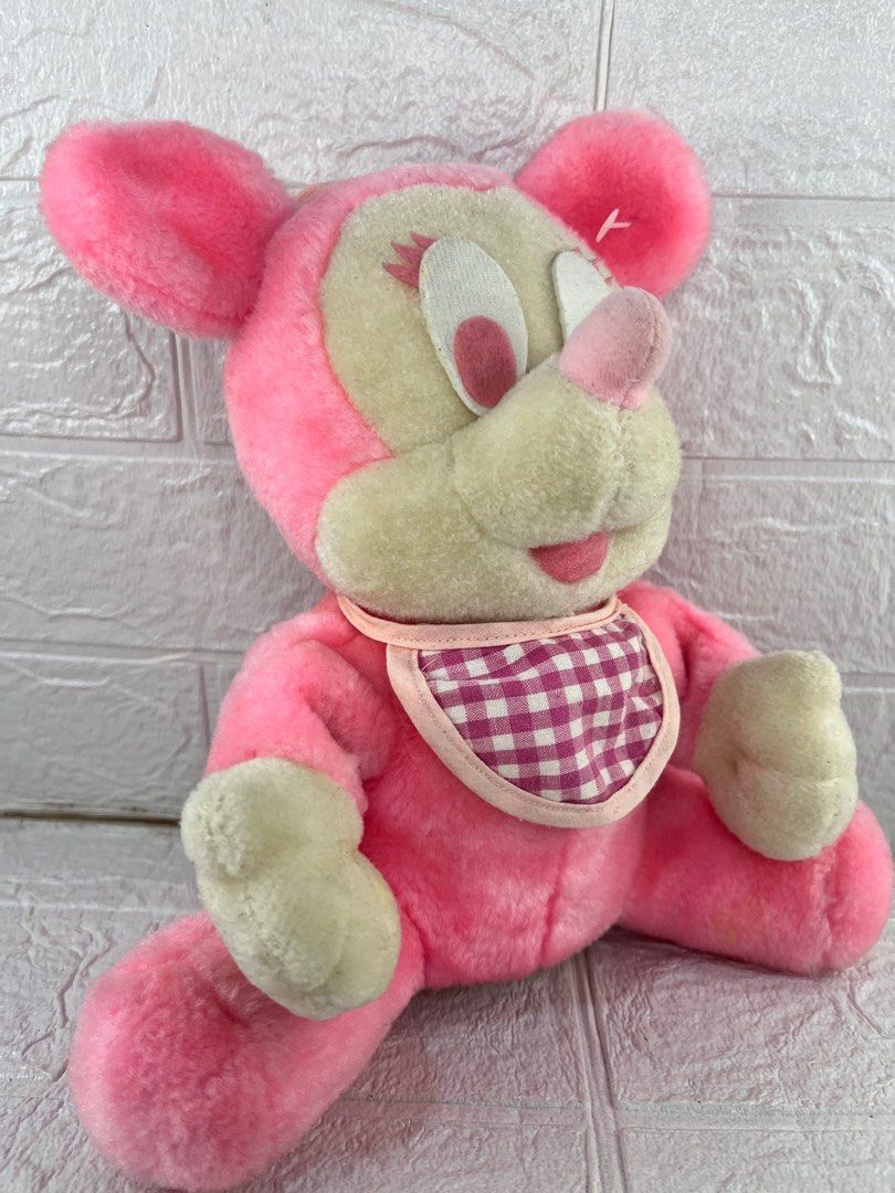 Disney Classic Baby Pink Minnie Mouse Hand Puppet x Plush/Stufftoy ...