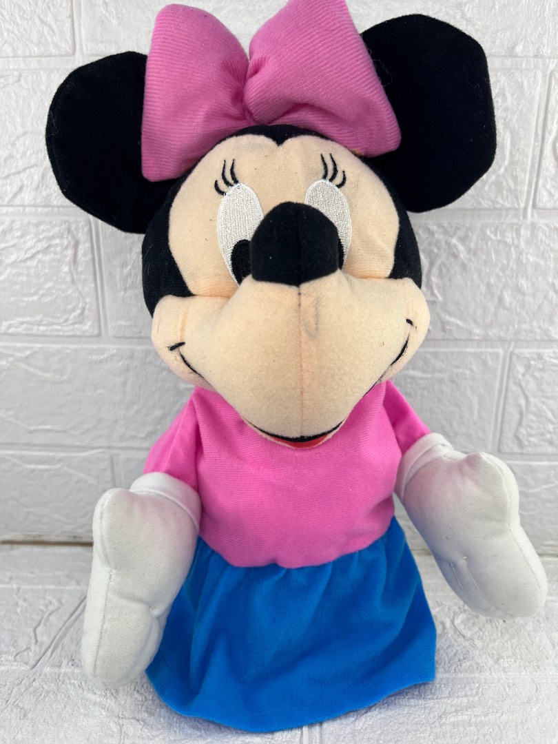 Disney Classic Minnie Mouse Hand Puppet x Plush/Stufftoy, Hobbies ...