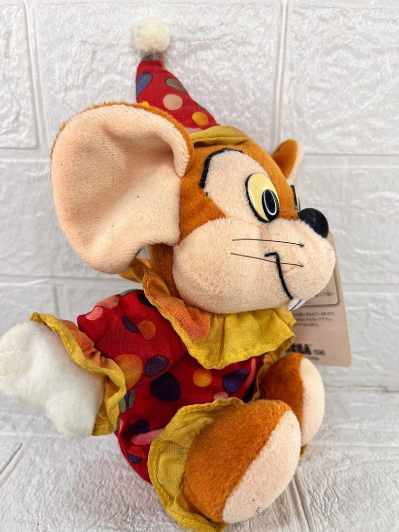Disney Classic Timothy Q. Mouse from Dumbo 1996 Sega Vintage Plush ...