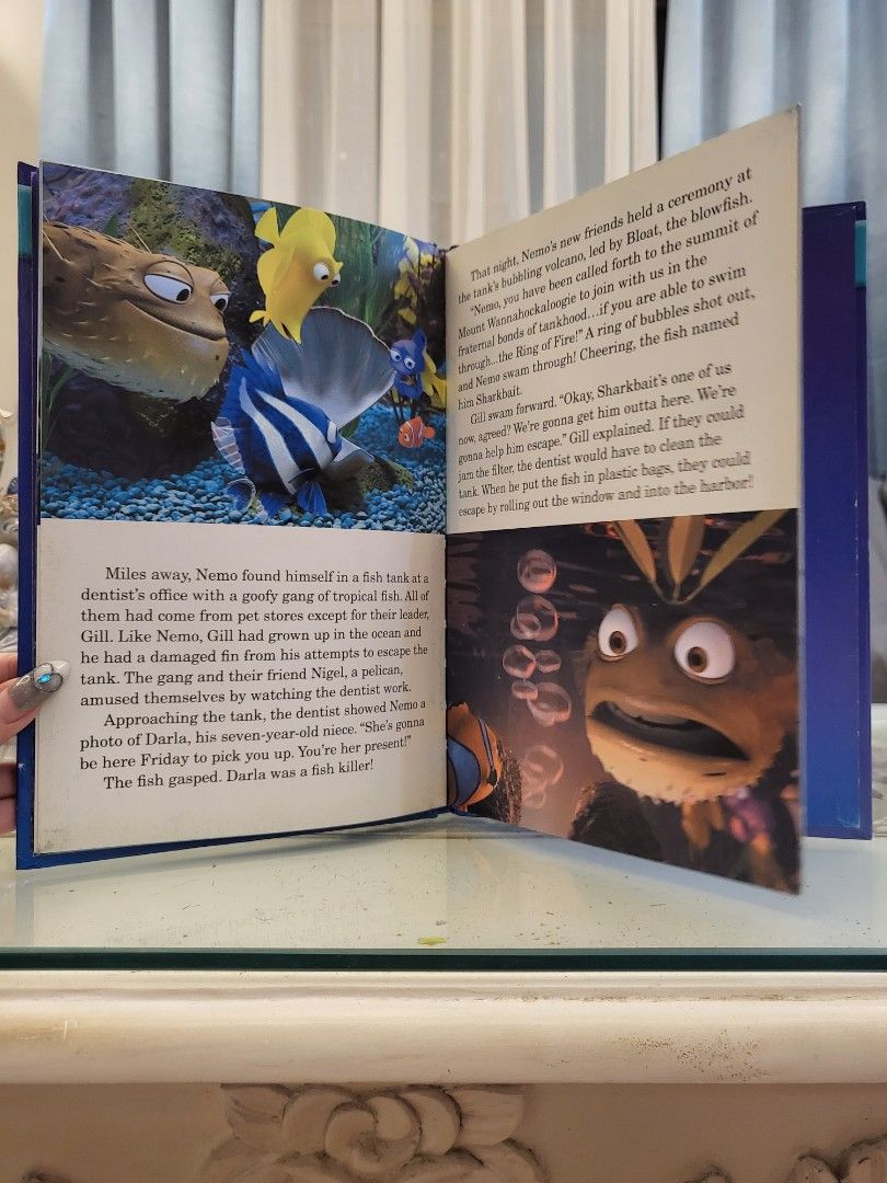 Disney/Pixar Finding Nemo Book, Hobbies & Toys, Books & Magazines, Children's Books on Carousell