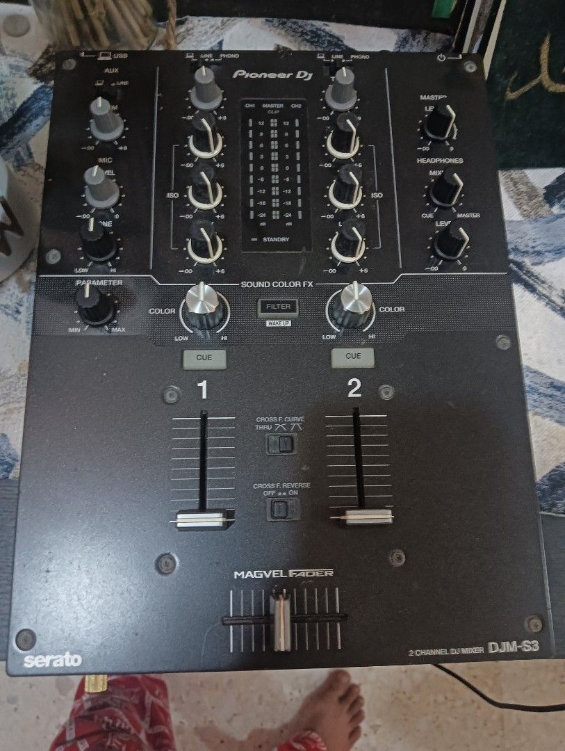 Djm pioneer S3 mixer DJ, Audio, Other Audio Equipment on Carousell